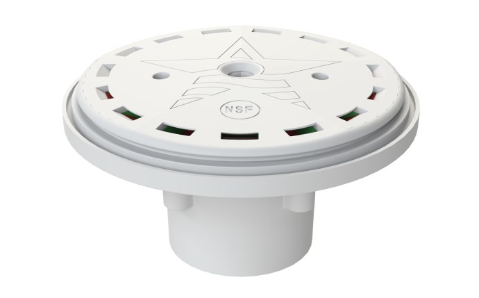POOL360 | White Flow Sync Adjustable Floor Return Assembly