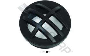 POOL360 | 1.5" MPT White Safety Grate Insert