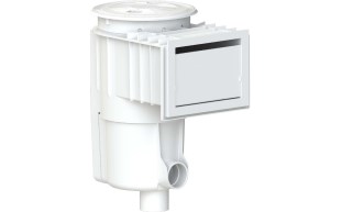 POOL360 | Light Gray Flow Star Skimmer with Water Bond for Fiberglass