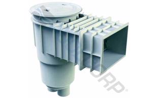 POOL360 | White Flow Star Skimmer with Flush Face 4" Extension