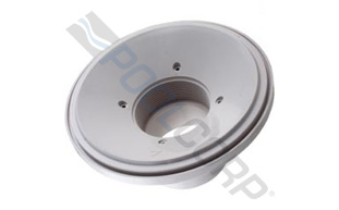 POOL360 | 6" White Bulkhead Adapter with 2" Socket Sumpless Fitting