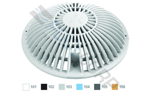 POOL360 | MoFlow 8" Tan Round Retrofit Suction Outlet Cover