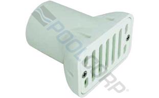 POOL360 | 2" x 4" Black Gutter Deck Drain for 2" Pipe