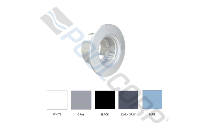 POOL360 | Light Gray Large Wall Fitting for 2" Inside Pipe
