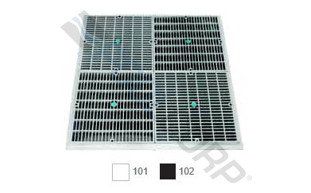 POOL360 | Four 12" Square Flat Grate Anti-Entrapment Suction Outlet Covers