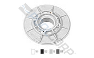 POOL360 | 2"MPT/1.5"S DK GRY 6" SUMPLESS BULKHEAD ADAPTER