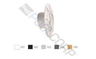 POOL360 | 2.5"MPT/2"S LT GRY 6" SUMPLESS BULKHEAD ADAPTER