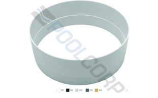 POOL360 | 3" Light Gray Skimmer Extension Collar