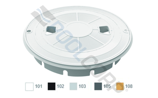 POOL360 | Round Skimmer Lid and Collar