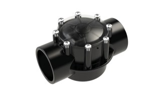 POOL360 | Black FlowStar® 2-Way Check Valve