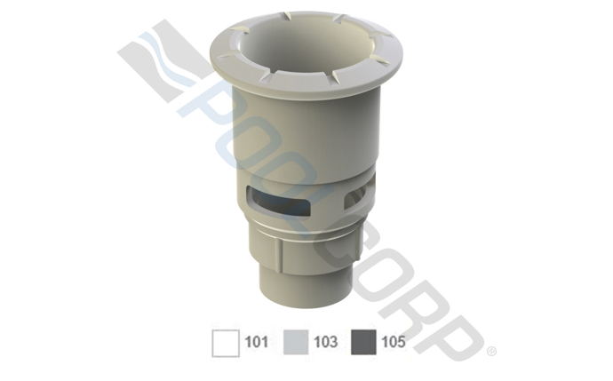 POOL360 | Light Gray AquaThunder® Wall Fitting