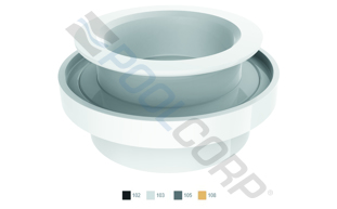 POOL360 | Black Aquathunder Gunite Jet Niche