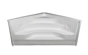 POOL360 | 6' White Cantilever Corner Step