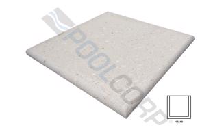 POOL360 | 16" x 16" Ivory Shellock® Triple Sided Bullnose Coping