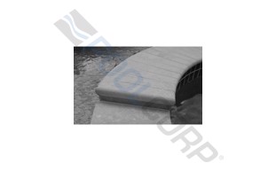 POOL360 | 16" x 16" Tan Shellock® Triple Sided Bullnose Coping