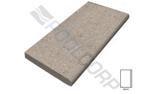 POOL360 | 12" x 24" Cafe Shellock® Single Sided Bullnose Coping