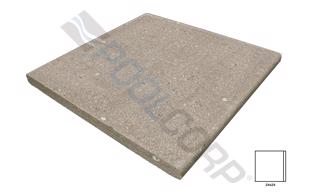 POOL360 | 24" x 24" Cafe Shellock® Single Sided Bullnose Coping