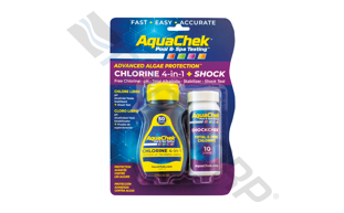 POOL360 | 2-Bottle Chlorine 4-in-1 Test + Shock Kit 12 per Case