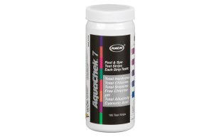 POOL360 | AQUACHEK SILVER 7-IN-1 TEST STRIPS 100PK