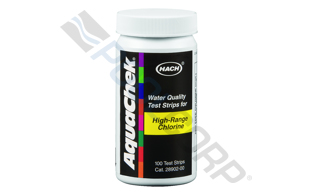 POOL360 | High Range Free Chlorine Test Strips 100 Count 6 per Case