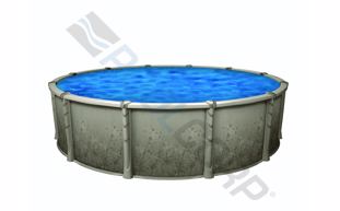 POOL360 | 24' Round Creation Above Ground Pool Kit with 52" Nature Walls