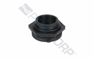 POOL360 | 3/4" Black Poly Bulkhead Fitting