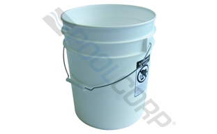 POOL360 | 5 gal Bucket No Logo White