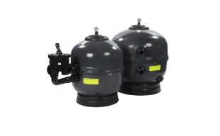 POOL360 | 24" Diameter 3.22 SqFt Aster Side Mount Sand Filter with ...