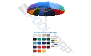 POOL360 | FUNbrella® Classic 20 Permanent Umbrella Shade Structure