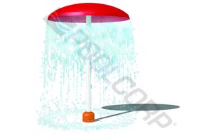 POOL360 | 7' x 9' Garden Oasis Series Aqua Shroom 7 Mushroom Water ...