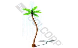 POOL360 | 6' x 10' Garden Oasis Series Palm Tree Water Feature 22 gpm