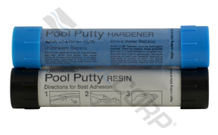 POOL360 | 14 oz Black Two-Part Epoxybond Pool Putty