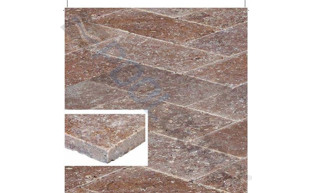 POOL360 | 6" x 12" 3 cm Noce Tumbled Paver