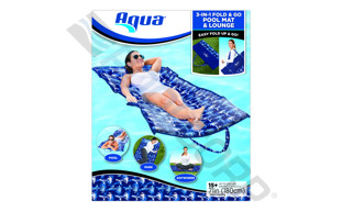 POOL360 | 3-in-1 Fold & Go Float, Mat, and Lounge