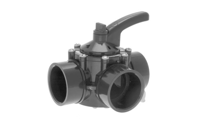 POOL360 | HAYWARD DELUXE PSV GREY 3 WAY 50MM VALVE