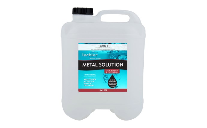 POOL360 | LO-CHLOR METAL SOLUTION 20L DRUM DG 8