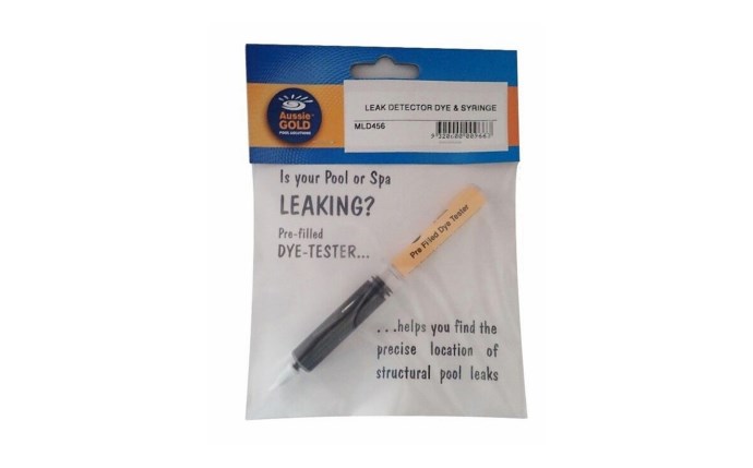 POOL360 | AUSSIE GOLD LEAK DETECTOR DYE AND SYRINGE