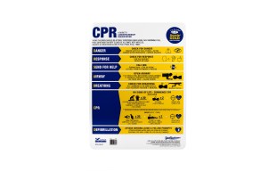 POOL360 | A/GOLD DRSABCD METAL SPASA - CBD3450X600 CPR SIGN