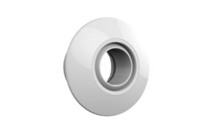 POOL360 | SPA ELECTRICS THREADED WHITE FIBREGLASS 40MM EYEBALL FITTING