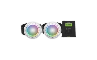 POOL360 | SPA ELECTRICS GKC MULTI PLUS LIGHT GREY RIM X2 KIT W/ 20M CABLE AND LV50 TRANSFORMER