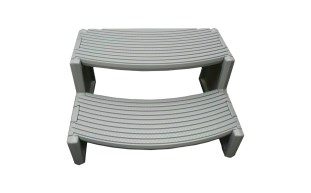 POOL360 | LIFE CHARCOAL GREY SPA STEP