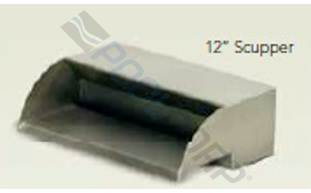 POOL360 | 12" 304 Stainless Steel Spillway