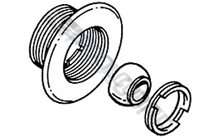 POOL360 | Wall Fitting Assembly w/ Gasket