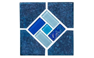 POOL360 | 6" x 6" Deco Porcelain Tile Ocean