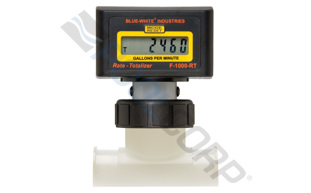 POOL360 | 4" Digital Paddlewheel Flow Meter Totalizer Saddle Mount Fittings