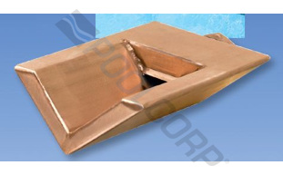 POOL360 | 12" Wedge Copper Scupper