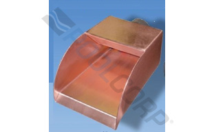 POOL360 | 6'' Copper Radius Scupper