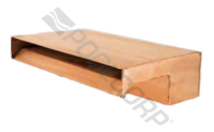 POOL360 | 8'' Copper Smooth Flow Scupper