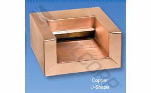 POOL360 | 6" Copper U-Shape Scupper