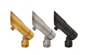 POOL360 | 2700K Brass Versa Beam with Knuckle Shield Cap